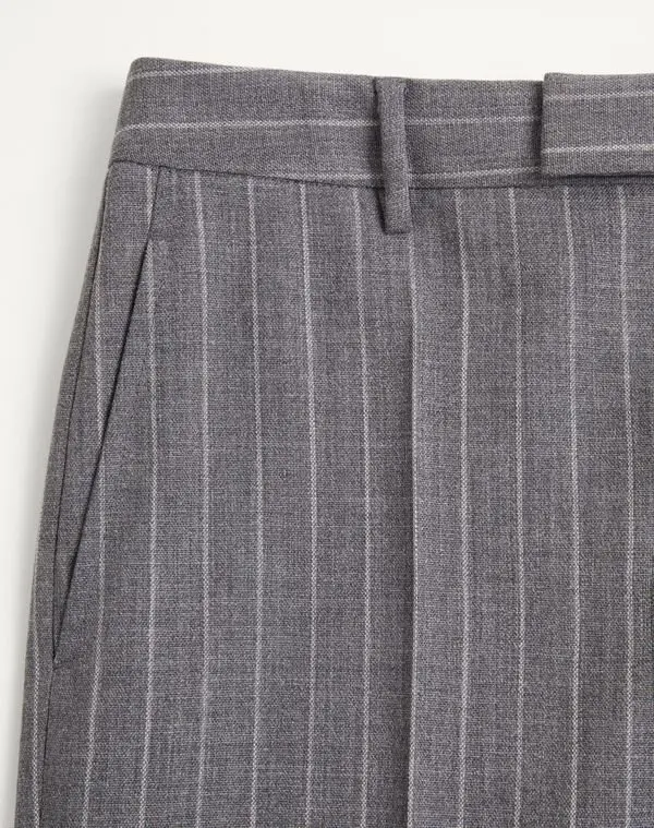 Valentino Garavani Wool Pinstripe Tailored Trousers