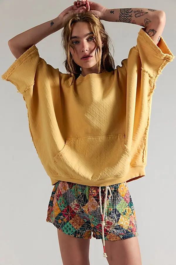 Free People We The Free Dweller Pullover - Honey Bell