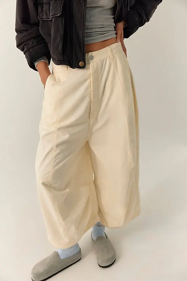 Free People We The Free Endless Nights Harem Pants - Ivory