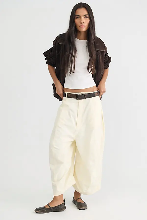 Free People We The Free Endless Nights Harem Pants - Ivory