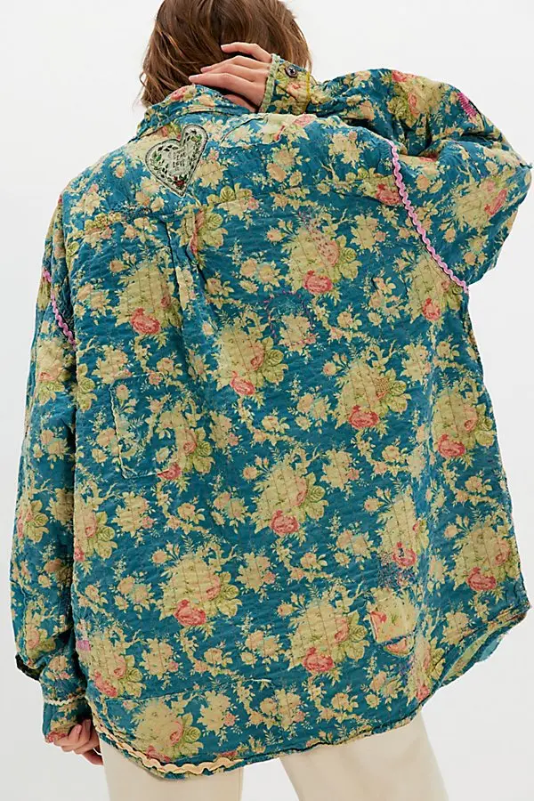 MAGNOLIA PEARL Quilted Landes Oversized Button Down