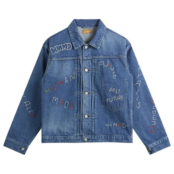 HUMAN MADE Hand Stitched Denim Work Jacket - Indigo