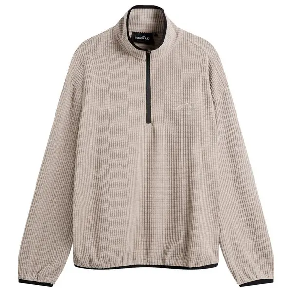 MELLOW CLO Summit Half Zip Fleece - Stone