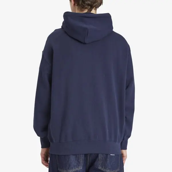 A BATHING APE 1st Camo College Logo Hoodie - Navy