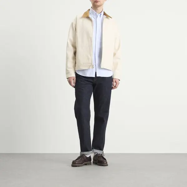 DRAKE'S Selvedge Denim Straight Jeans - Indigo