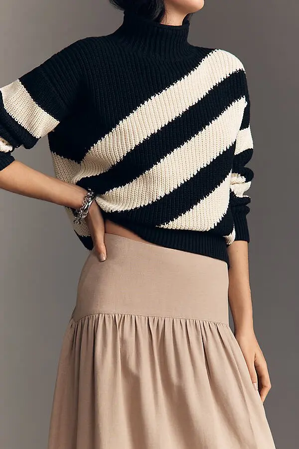 BAYSE Delphine Drop-waist Maxi Skirt