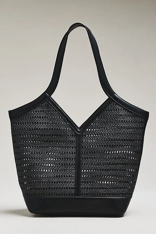 SHIRALEAH Tosca Woven Tote Bag