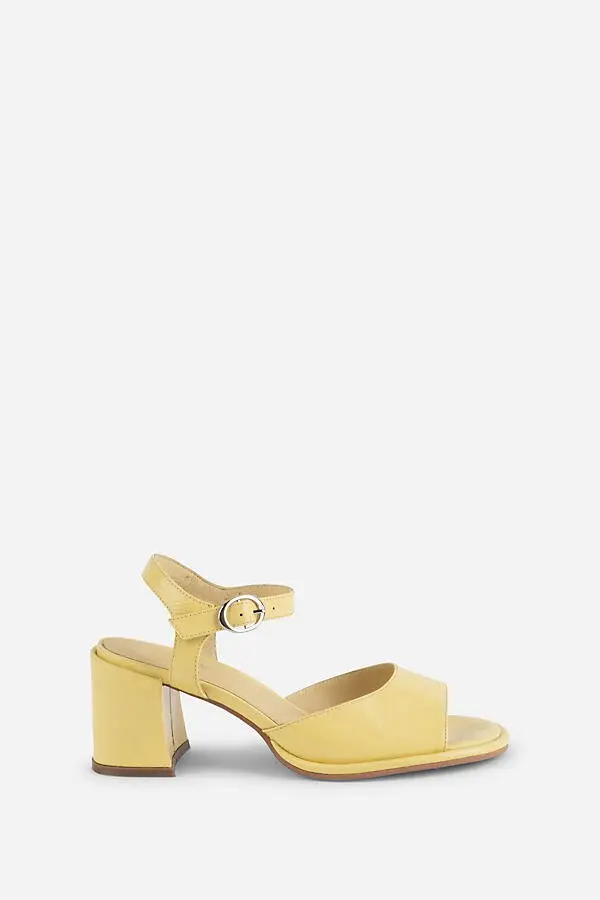 Intentionally Blank Astro Heeled Sandals - Yellow