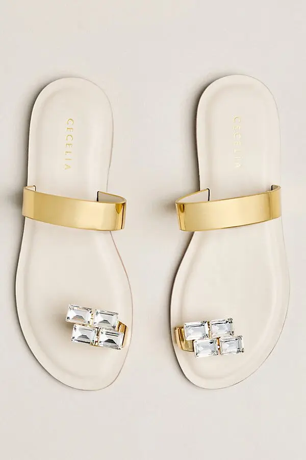 CECILIA NEW YORK Demi Sandals - White