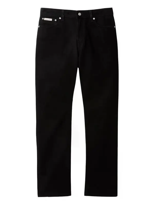 Calvin Klein Logo-detail Jeans - Black