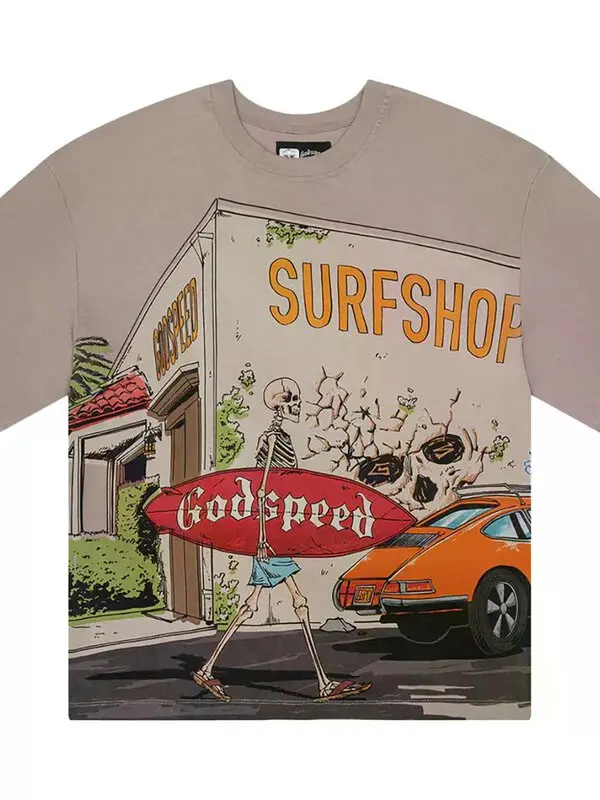GODSPEED Surf Shop T-shirt - Grey