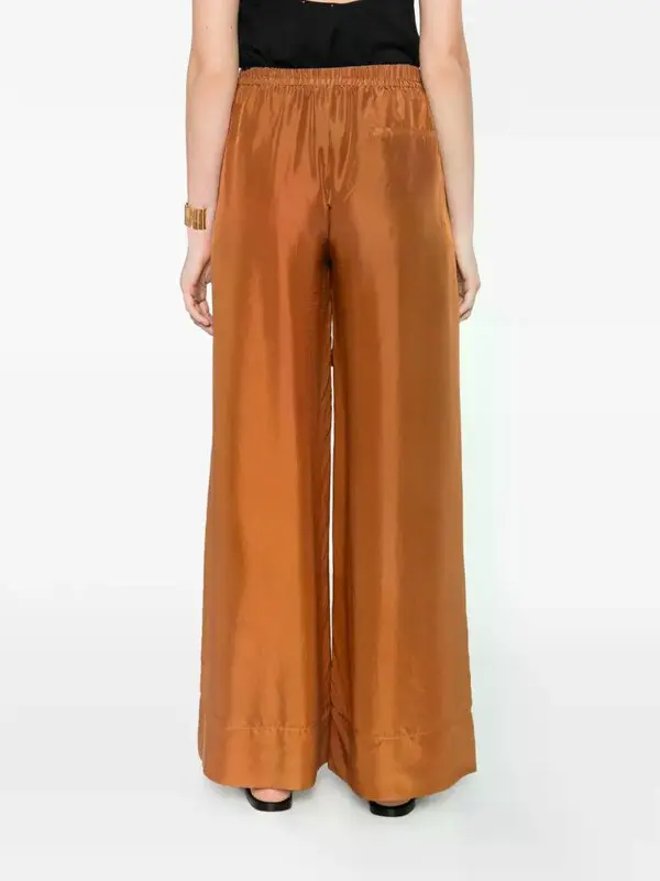FORTE_FORTE Drawstring Satin Trousers