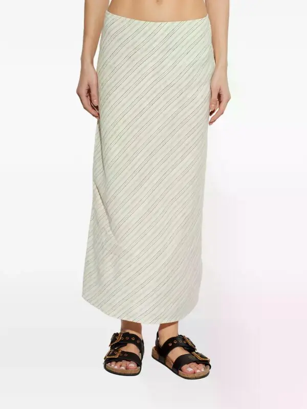 SAMSOE SAMSOE Saagneta Striped Maxi Skirt
