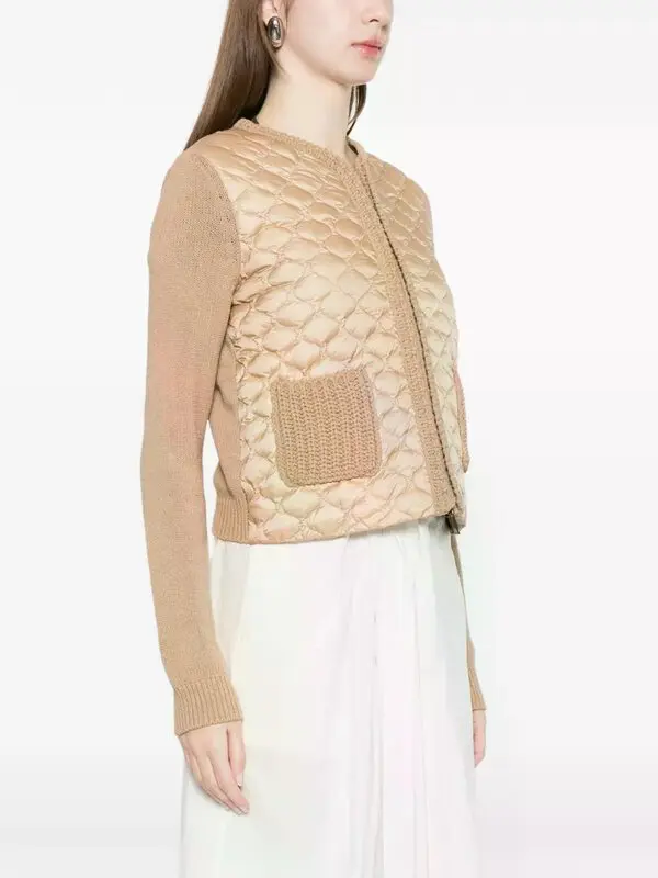 Moncler Quilted Knit-pocket Jacket