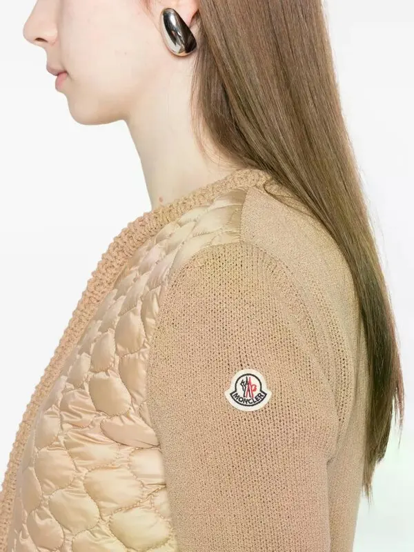 Moncler Quilted Knit-pocket Jacket