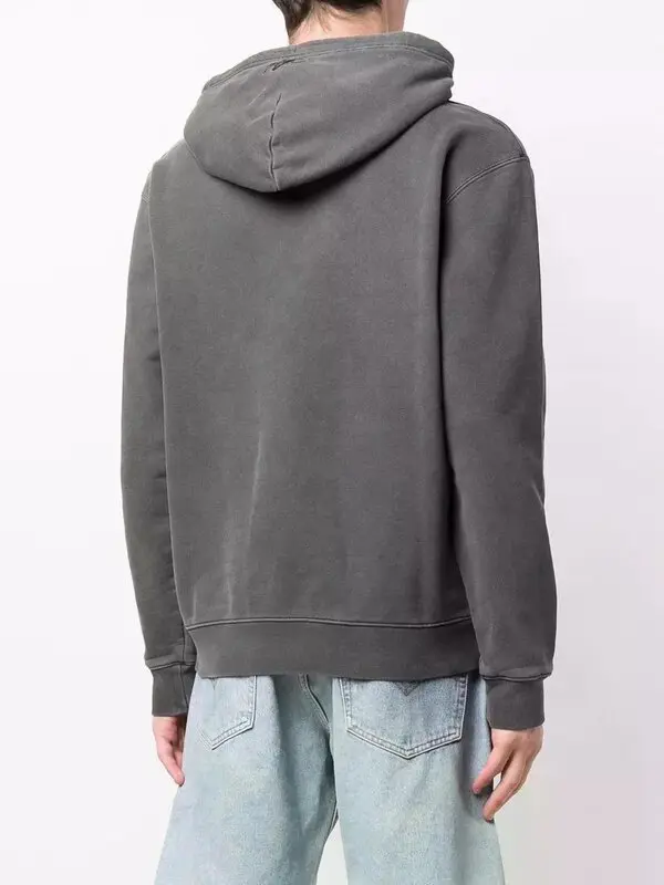 JORDAN Hooded Sweatshirt With Logo Patch - Black