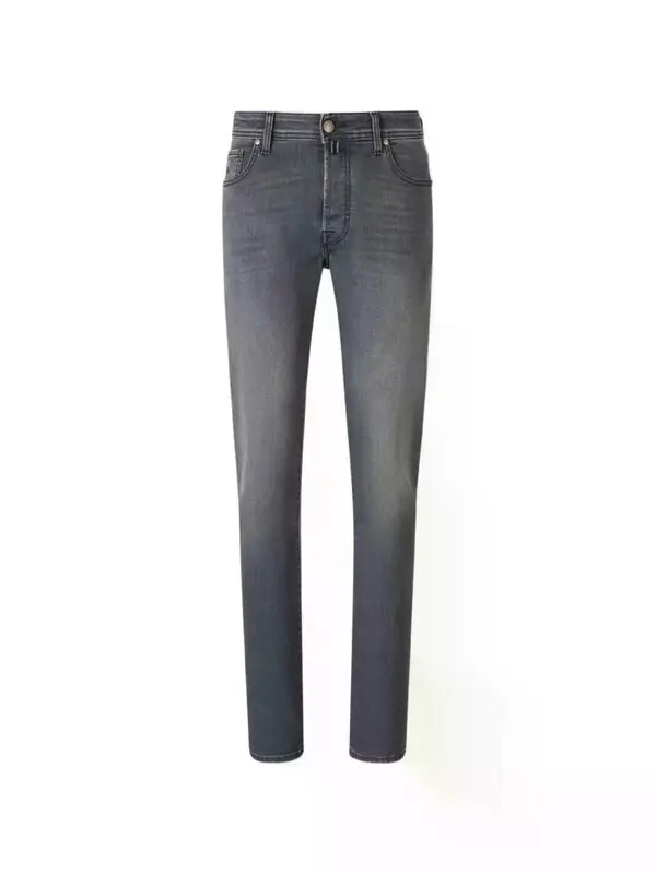 Jacob Cohen Logo-patch Jeans - Grey