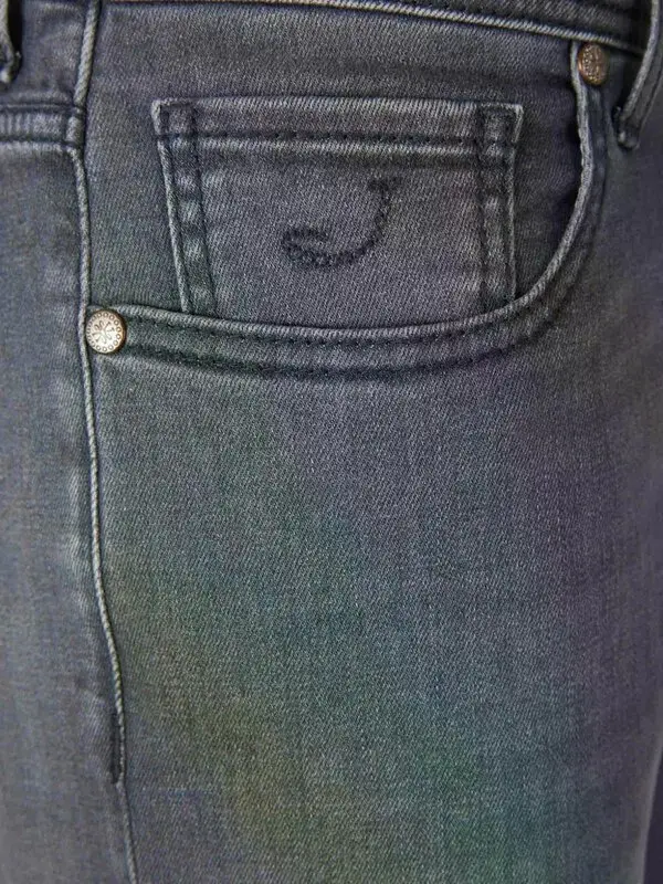 Jacob Cohen Logo-patch Jeans - Grey
