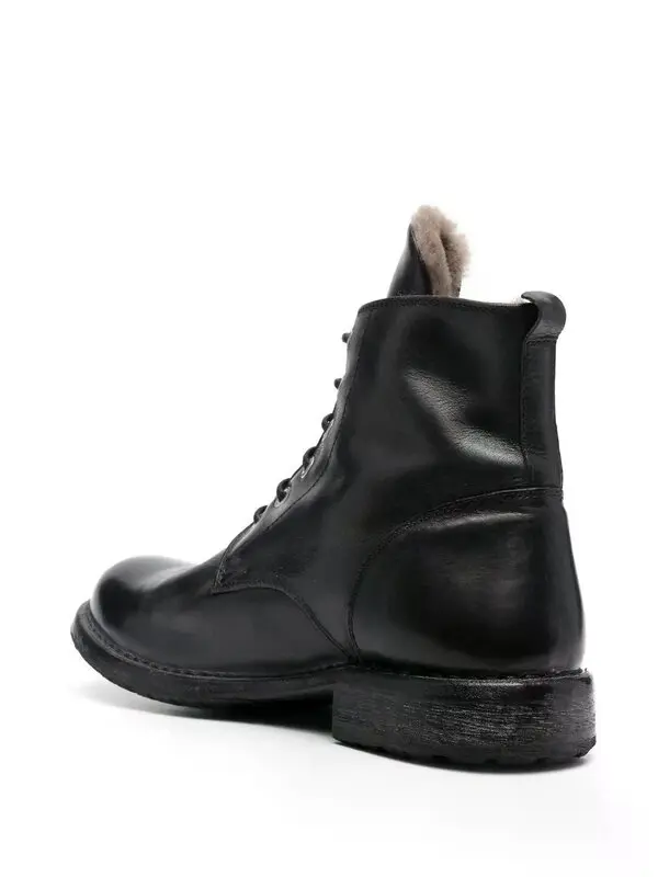 Moma 35mm Lace-up Leather Boots
