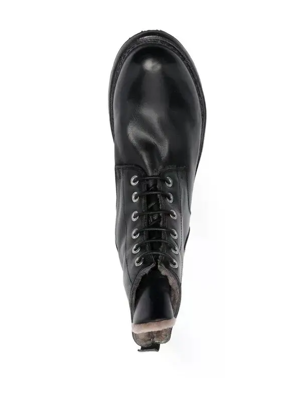 Moma 35mm Lace-up Leather Boots