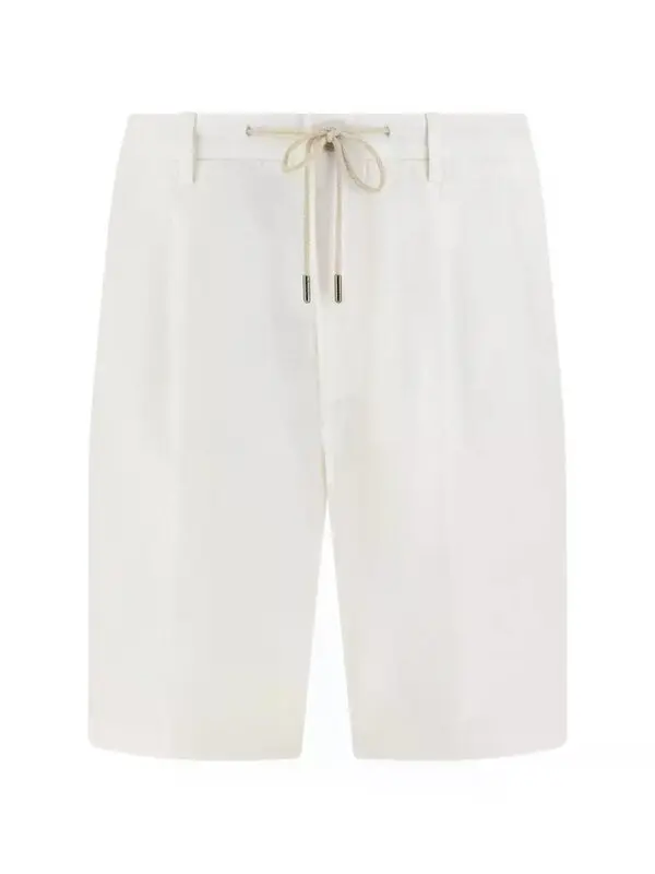 Boggi Milano Drawcord Linen Shorts