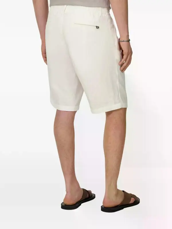 Boggi Milano Drawcord Linen Shorts