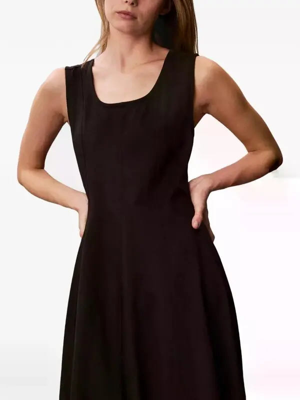 Calvin Klein A-line Midi Dress