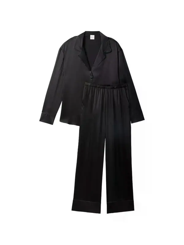 Calvin Klein Long-sleeve Buttoned Pajamas