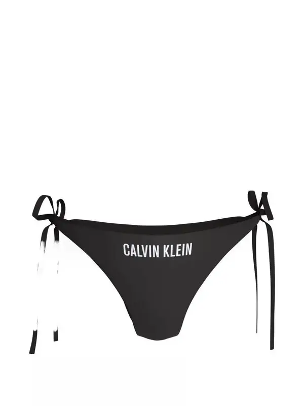Calvin Klein Logo-detail Bikini Bottom - Black