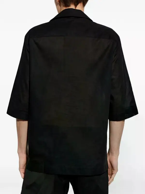 Balmain Button-up Short-sleeve Shirt