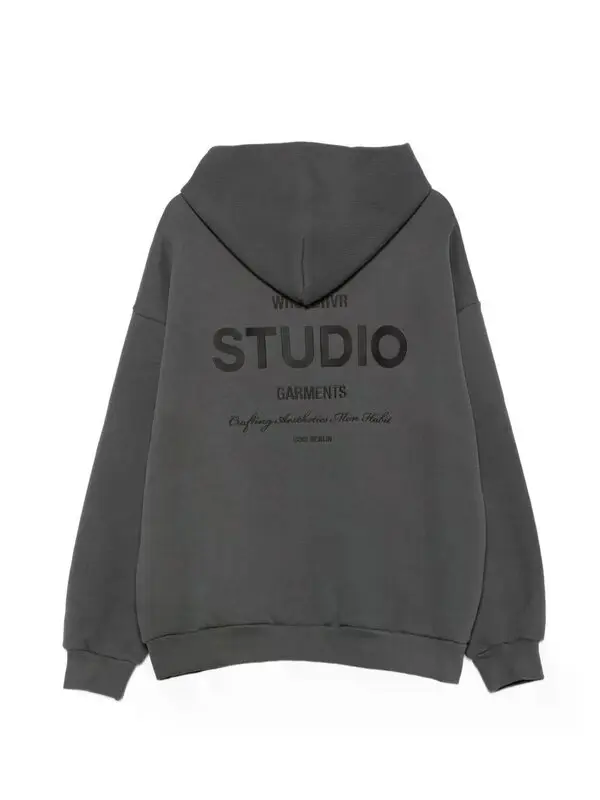WRSTBHVR Hooded Pinstripe Sweatshirt