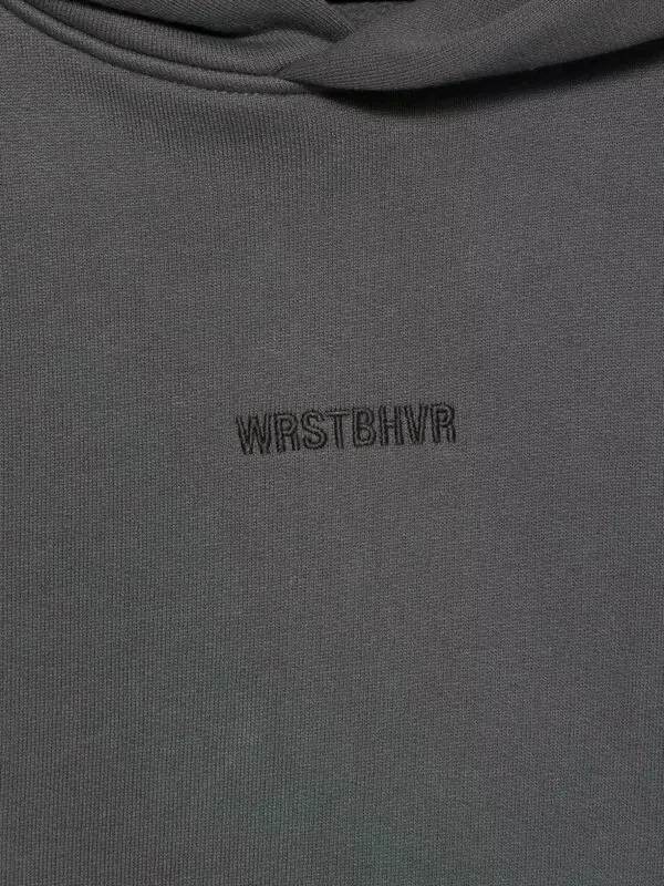 WRSTBHVR Hooded Pinstripe Sweatshirt