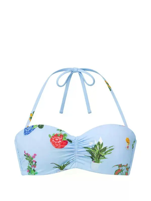 Seafolly Playa Bonita Bustier Bandeau - Blue