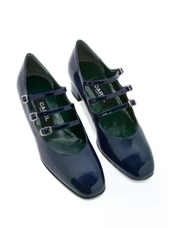 CAREL Kina Buckle-strap Pumps - Blue