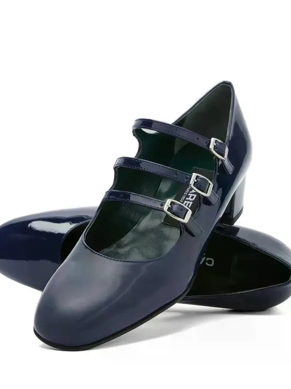 CAREL Kina Buckle-strap Pumps - Blue