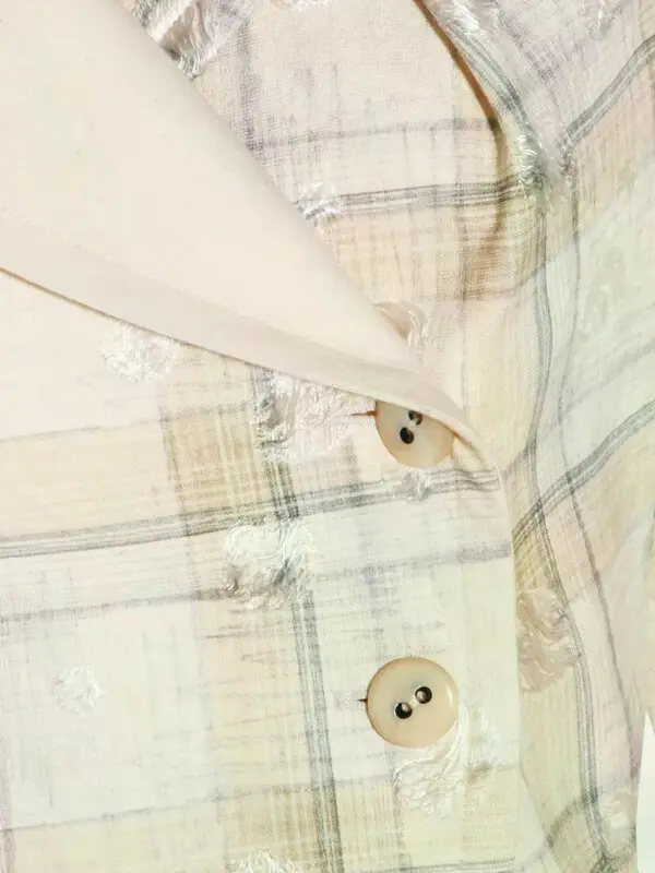 VIVIENNE WESTWOOD Plaid Buttoned Blazer
