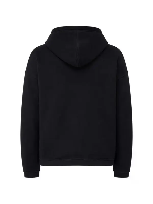 AUTRY Hooded Zip-up Top - Black