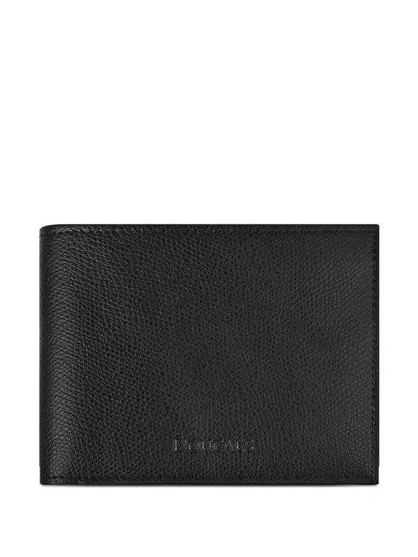 DOUCAL'S Palmellato Leather Wallet - Black