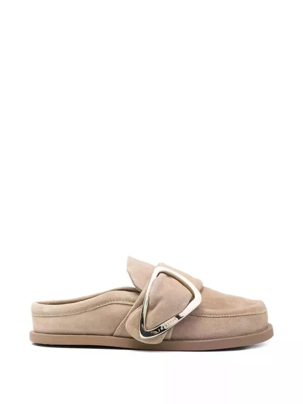 Inuikii Soft Buckle Mules - Neutrals