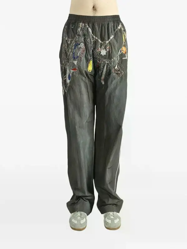 DOUBLET Chains-embroidery Trousers