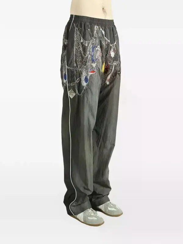 DOUBLET Chains-embroidery Trousers