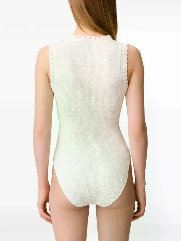 Claudie Pierlot Sleeveless V-neck Knit Bodysuit
