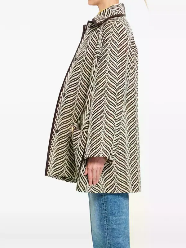 Valentino Garavani Patterned Button Coat