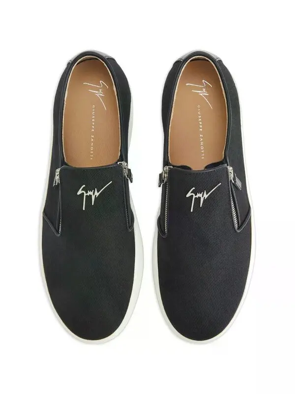 GIUSEPPE ZANOTTI Logo-plaque Sneakers