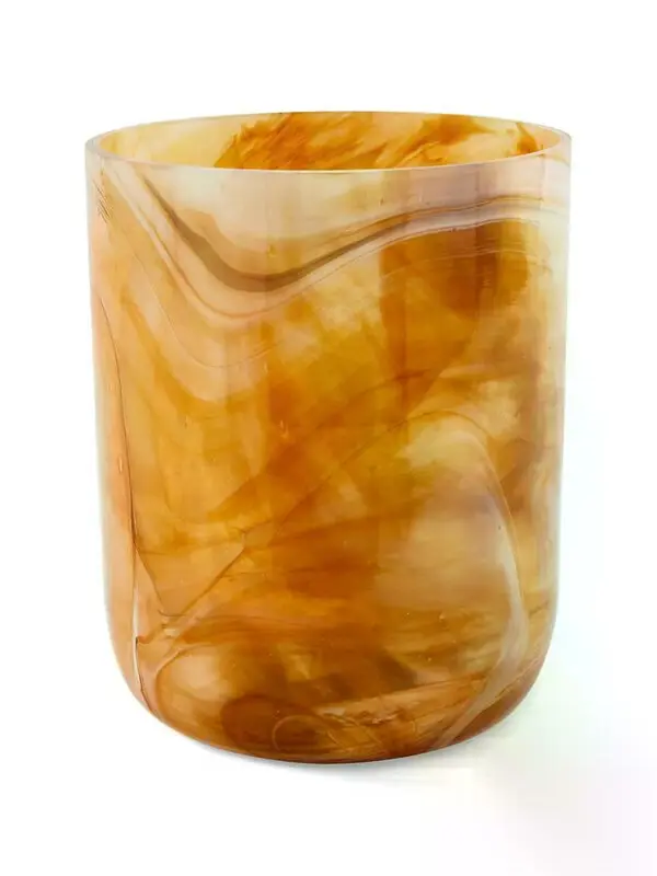 POLSPOTTEN Medium Marbled-glass Vase - Neutrals