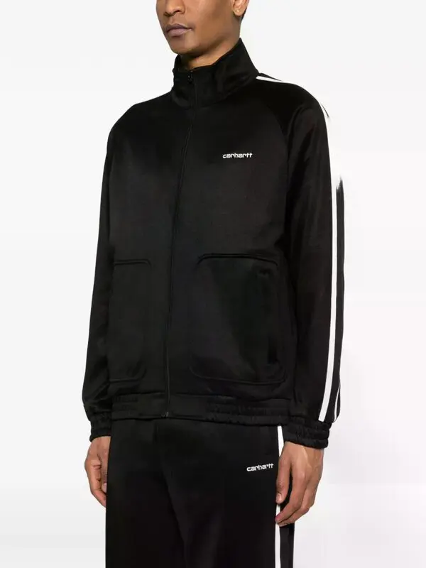 Carhartt Work In Progress Logo Zip Up Jacket