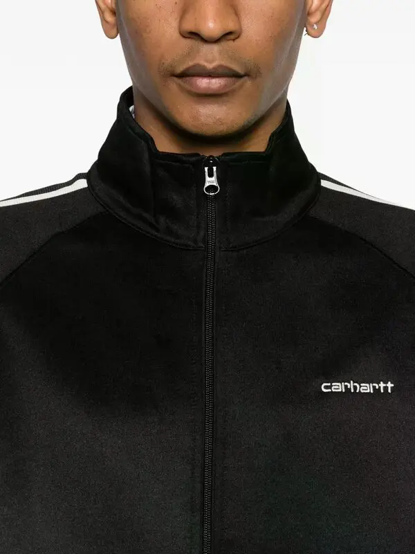 Carhartt Work In Progress Logo Zip Up Jacket