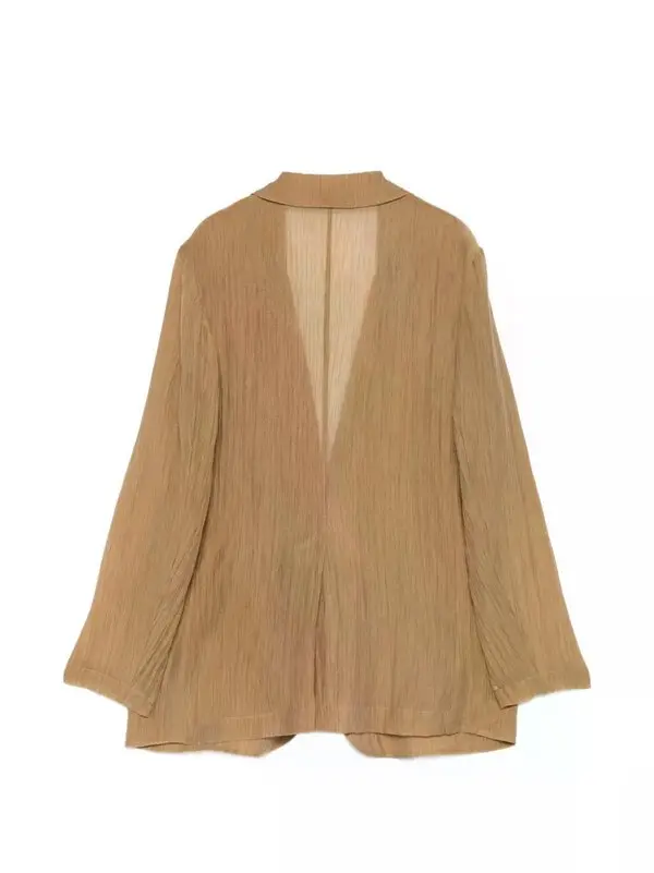 Seventy Notched-lapel Textured Blazer