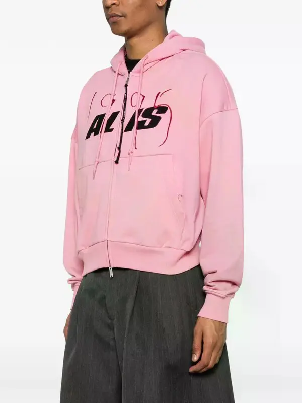 ALIS Logo Print Zip Hoodie