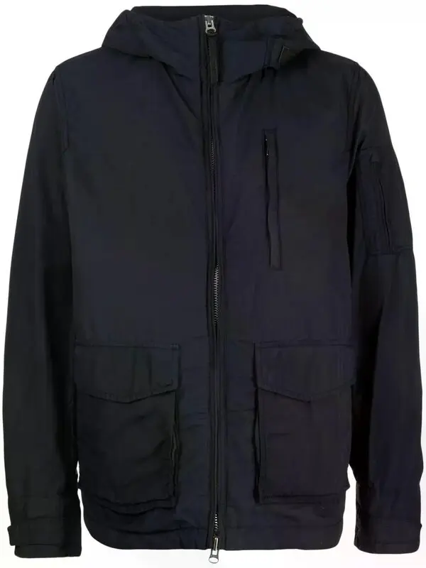 Woolrich Hooded Zip-up Jacket With Drawstring Hood